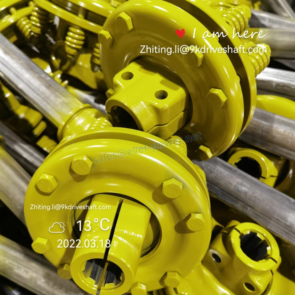 China High hardness kubota pto shafts coupling custom tractor yellow ...