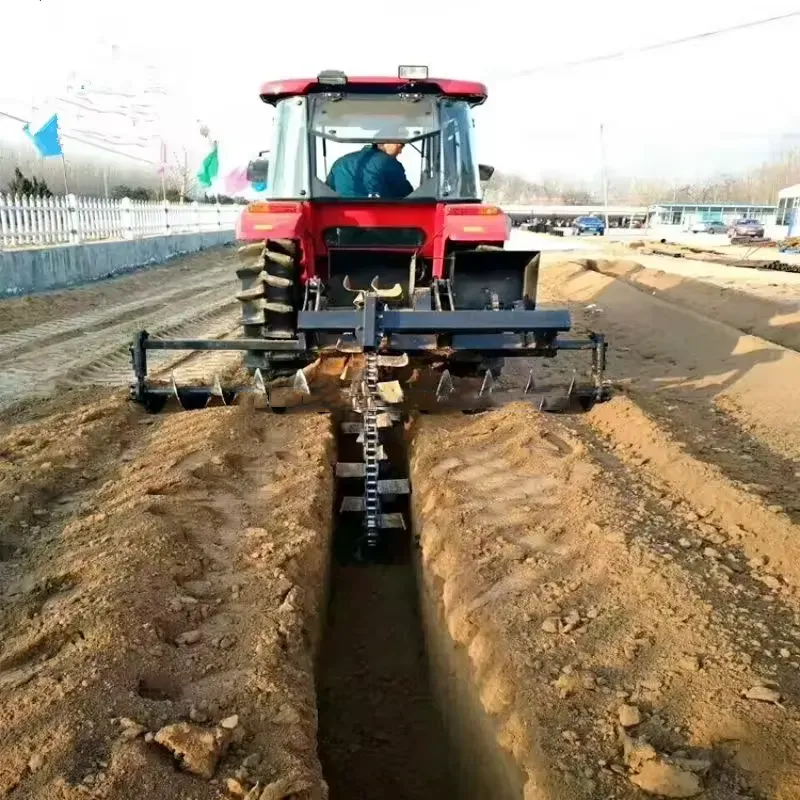 Tractor 3 Point Hitch Double Chain Trencher for Cable Installation ...