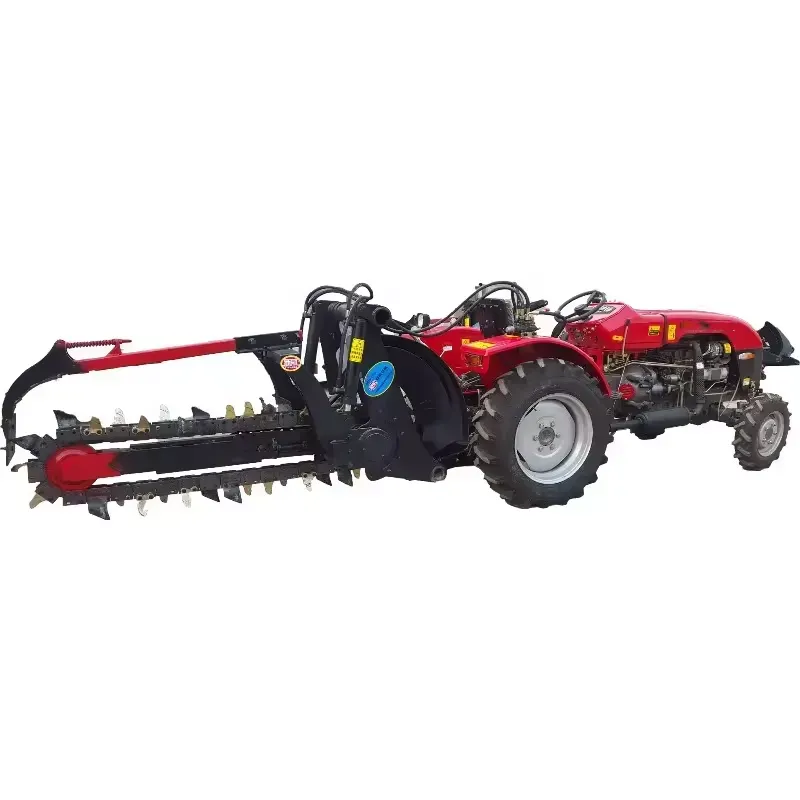 Tractor Mounted PTO Driven Chain Trencher for Electrical Cable Laying ...