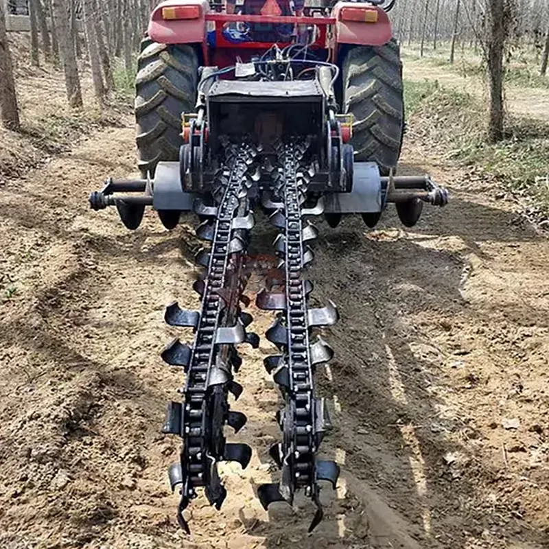 Farm Tractor 3 Point Hitch Chain Trencher for Cable Installation - EVER ...