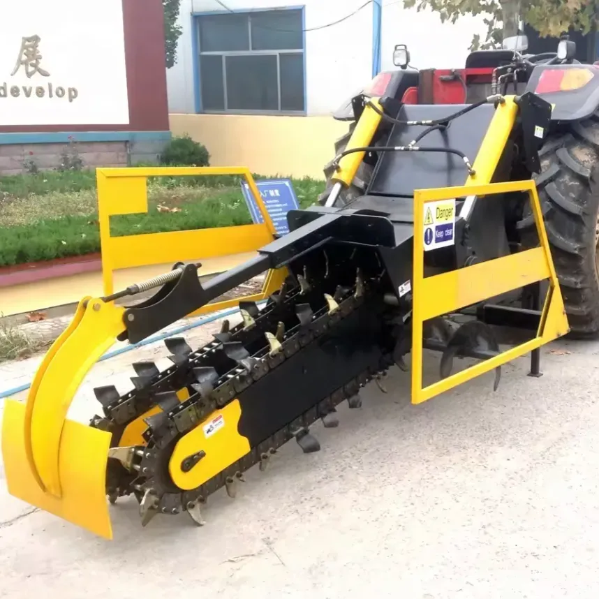 Tractor 3 Point Hitch Double Chain Trencher for Cable Installation ...