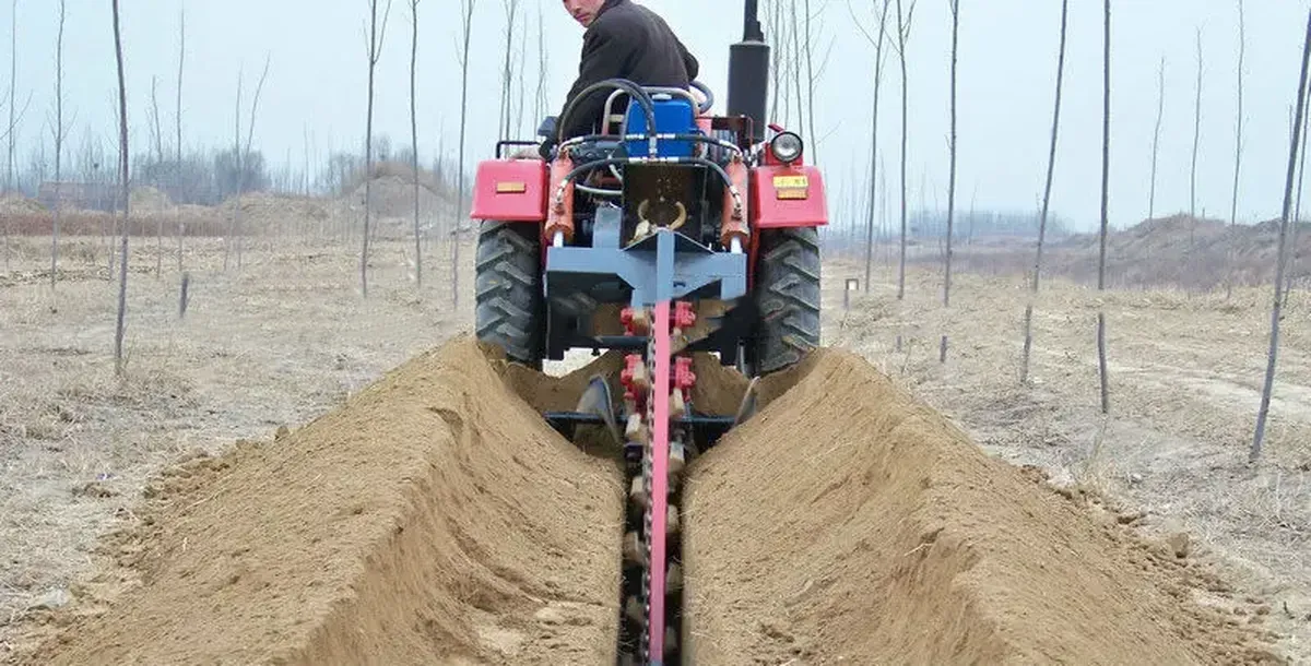 Tractor 3 Point Hitch Double Chain Trencher for Cable Installation ...