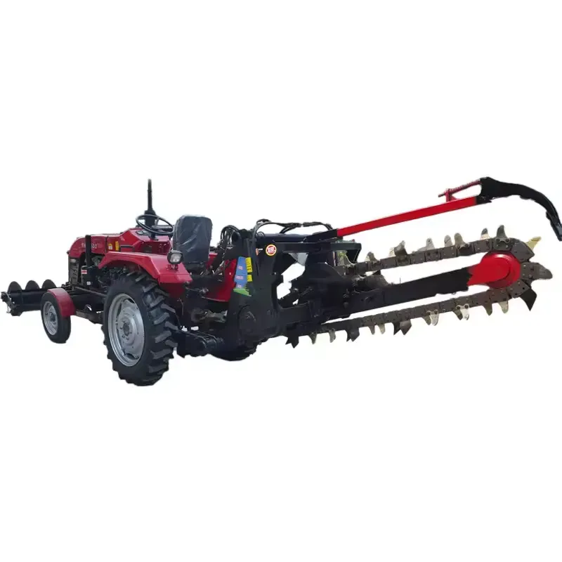 Tractor 3 Point Hitch Double Chain Trencher for Creating Drainage ...
