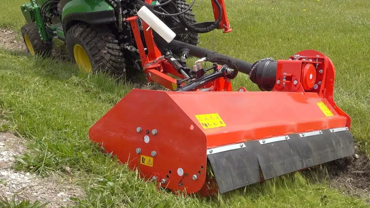 Hydraulic Side Offset Flail Mower for Cemetery Grounds Maintenance ...