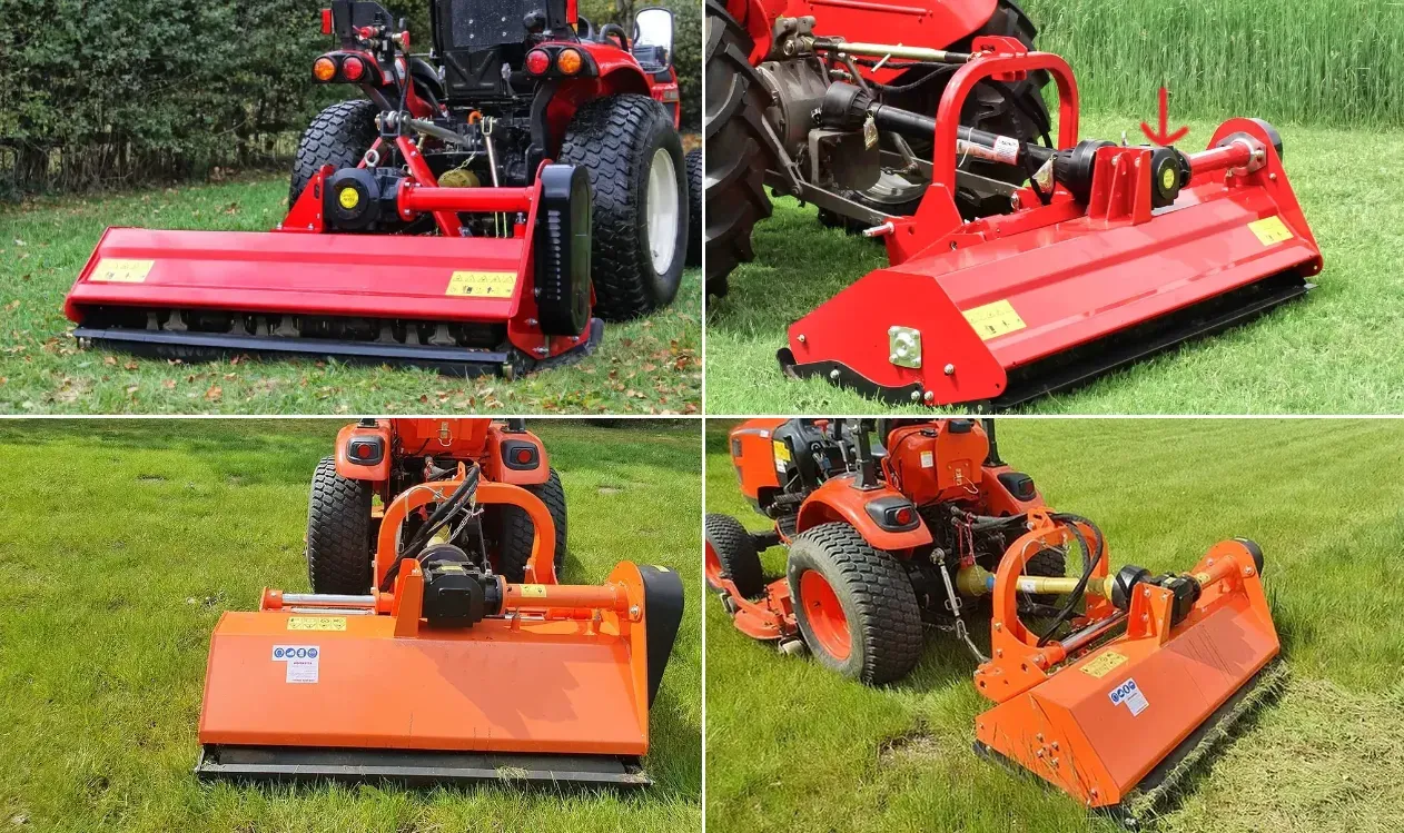 Hydraulic Side Offset Flail Mower for Cutting Small and Medium-Diameter ...