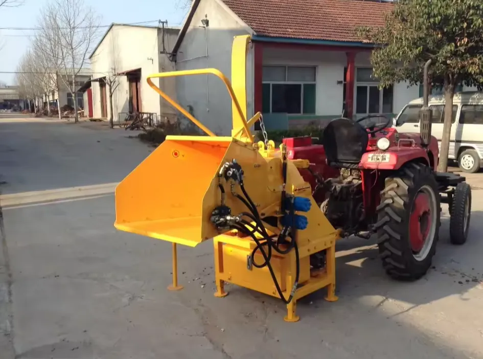 Compact Tractor PTO Wood Chipper for Tree Limb Disposal - EVER-POWER ...