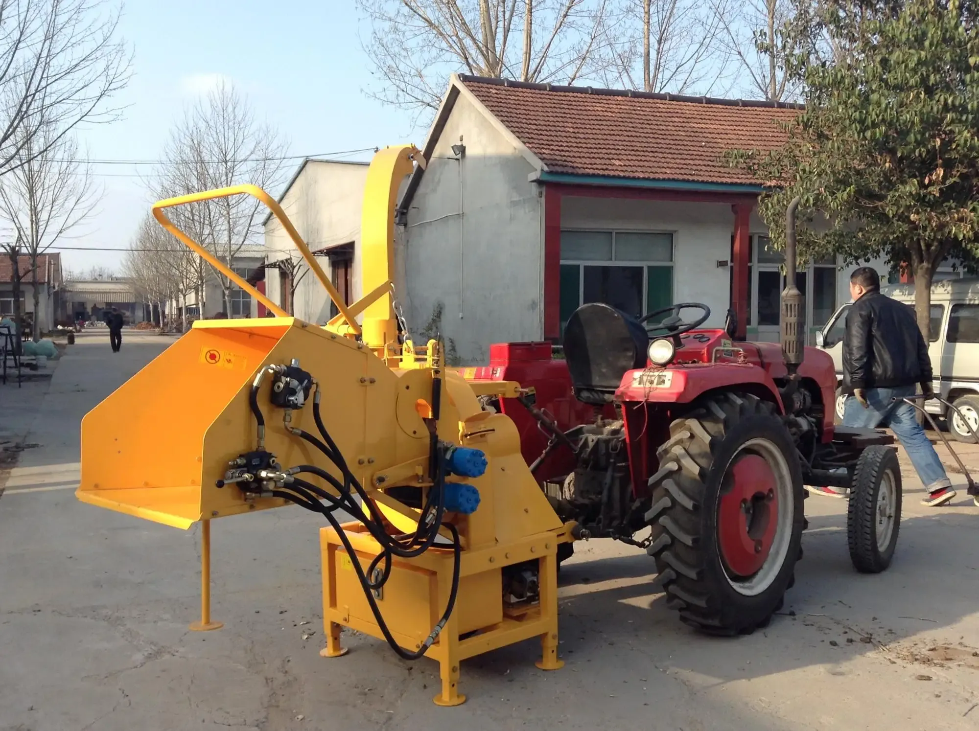 Agricultural Compact Tractor PTO Wood Chipper for Clearing Bush - Blog ...