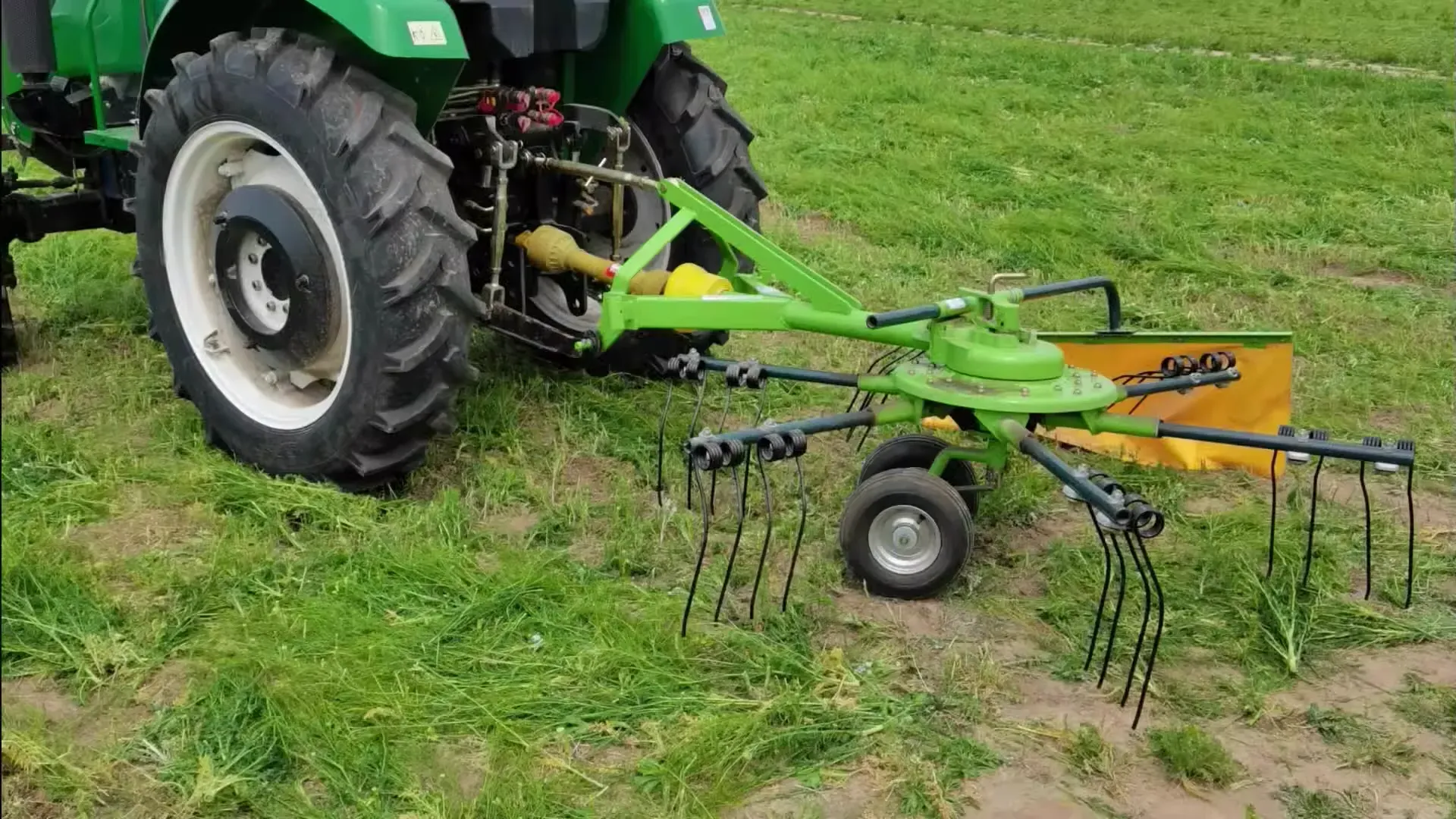 Tractor 3 Point Mounted Rotary Hay Tedder for Crop Residue Management ...