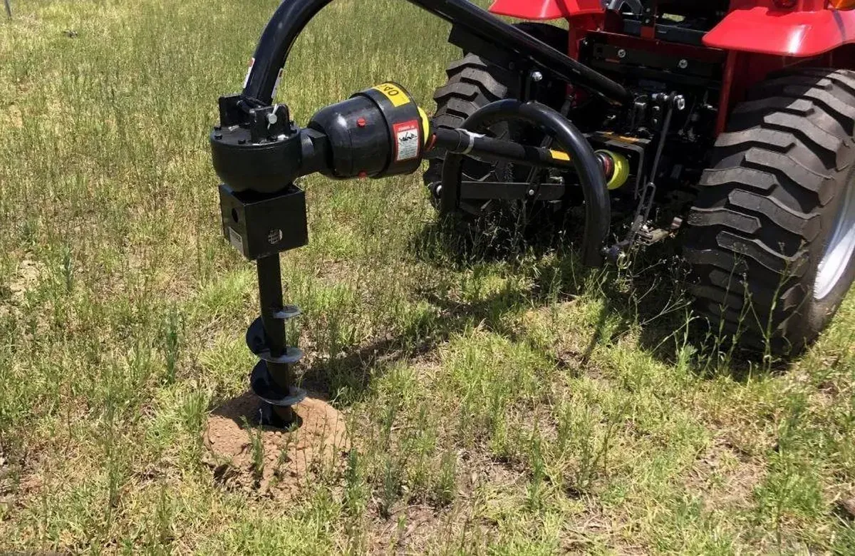 Compact Tractor 3 Point Mounted Post Hole Digger for Deck and Patio Construction - Blog of EVER ...